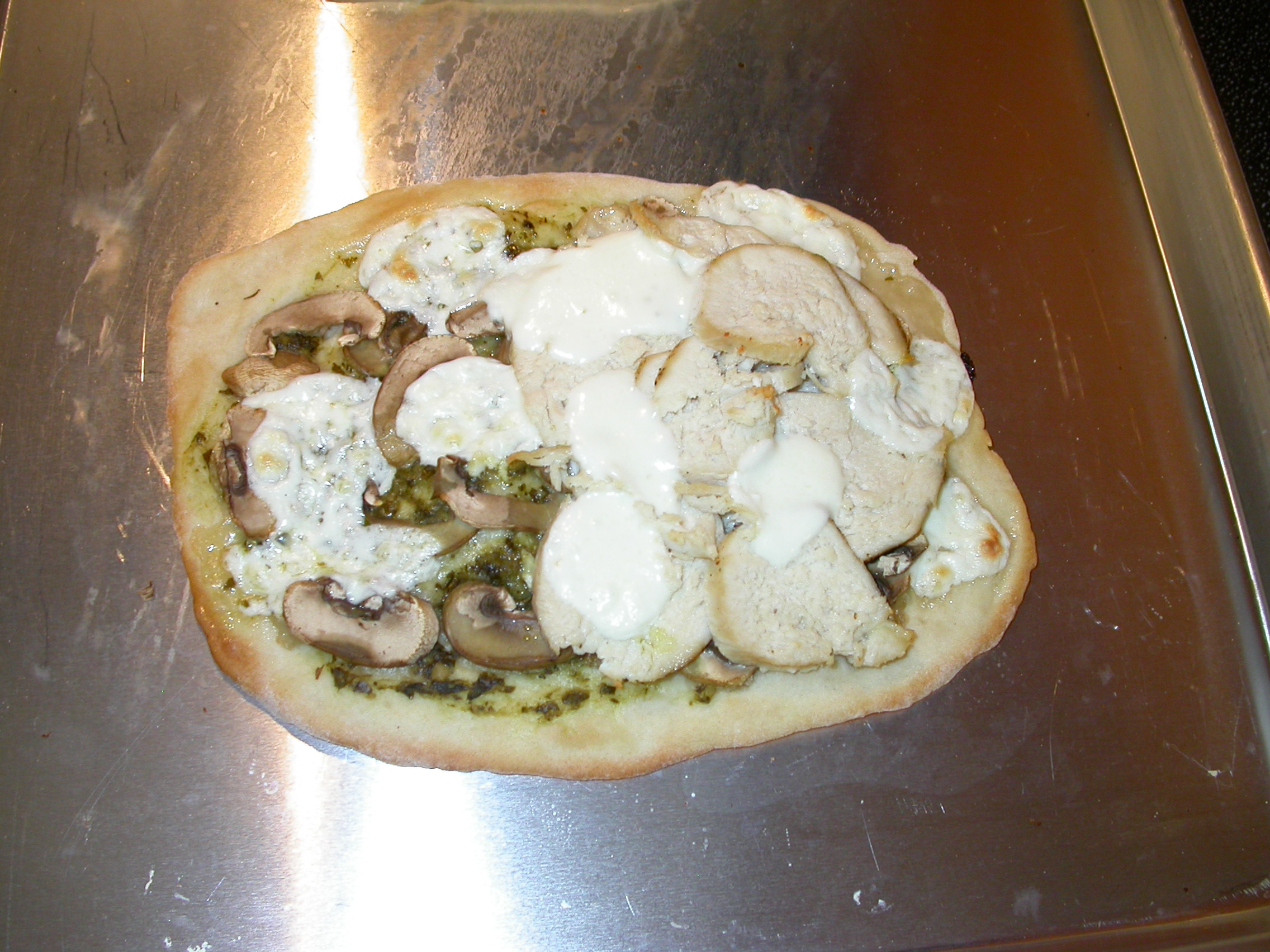 Moist Baked Chicken Breasts & Chicken and Mushroom Flatbread Fold-Ups ...